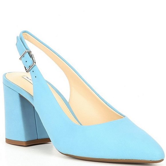 Alex Marie | Shoes | New Alex Marie Zavanna Leather Slingback Block ...